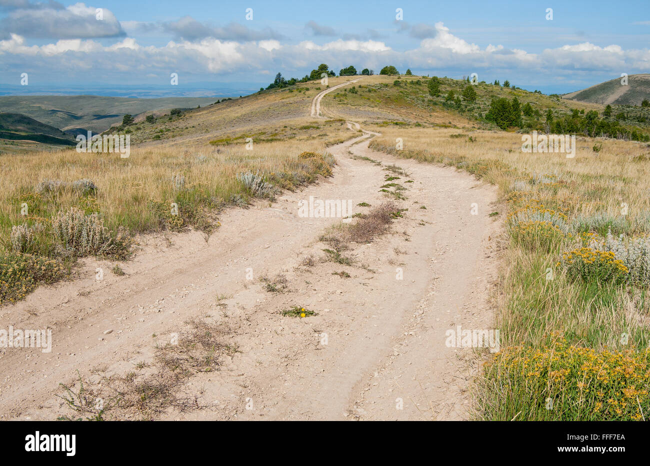 Rough winding dirt road hi-res stock photography and images - Alamy