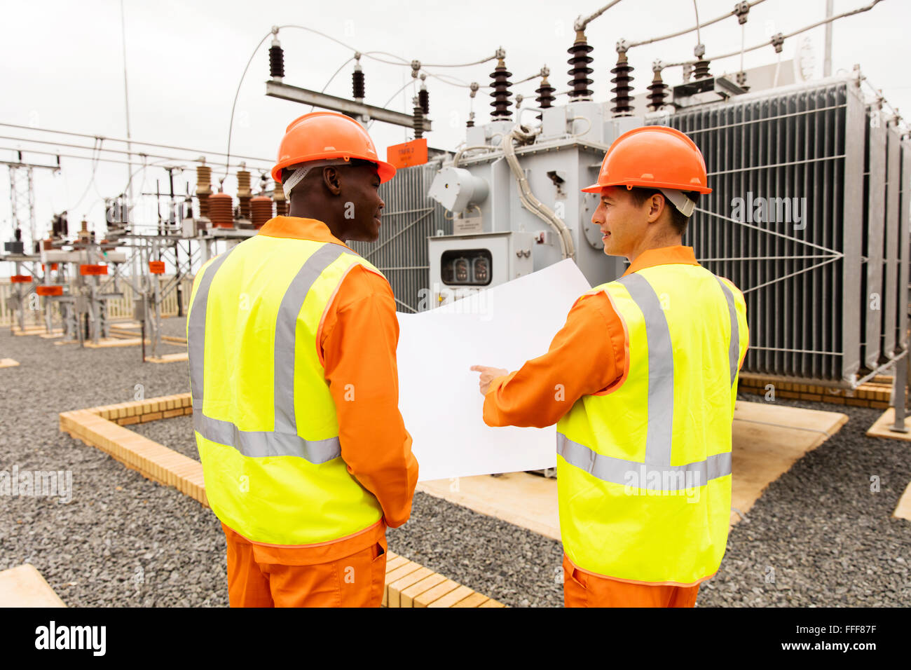 Electrical Substation Worker