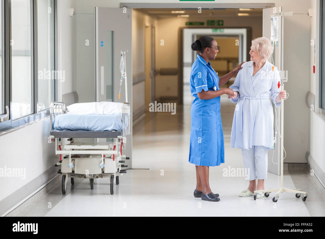 African nurse in white uniform hi-res stock photography and images - Alamy