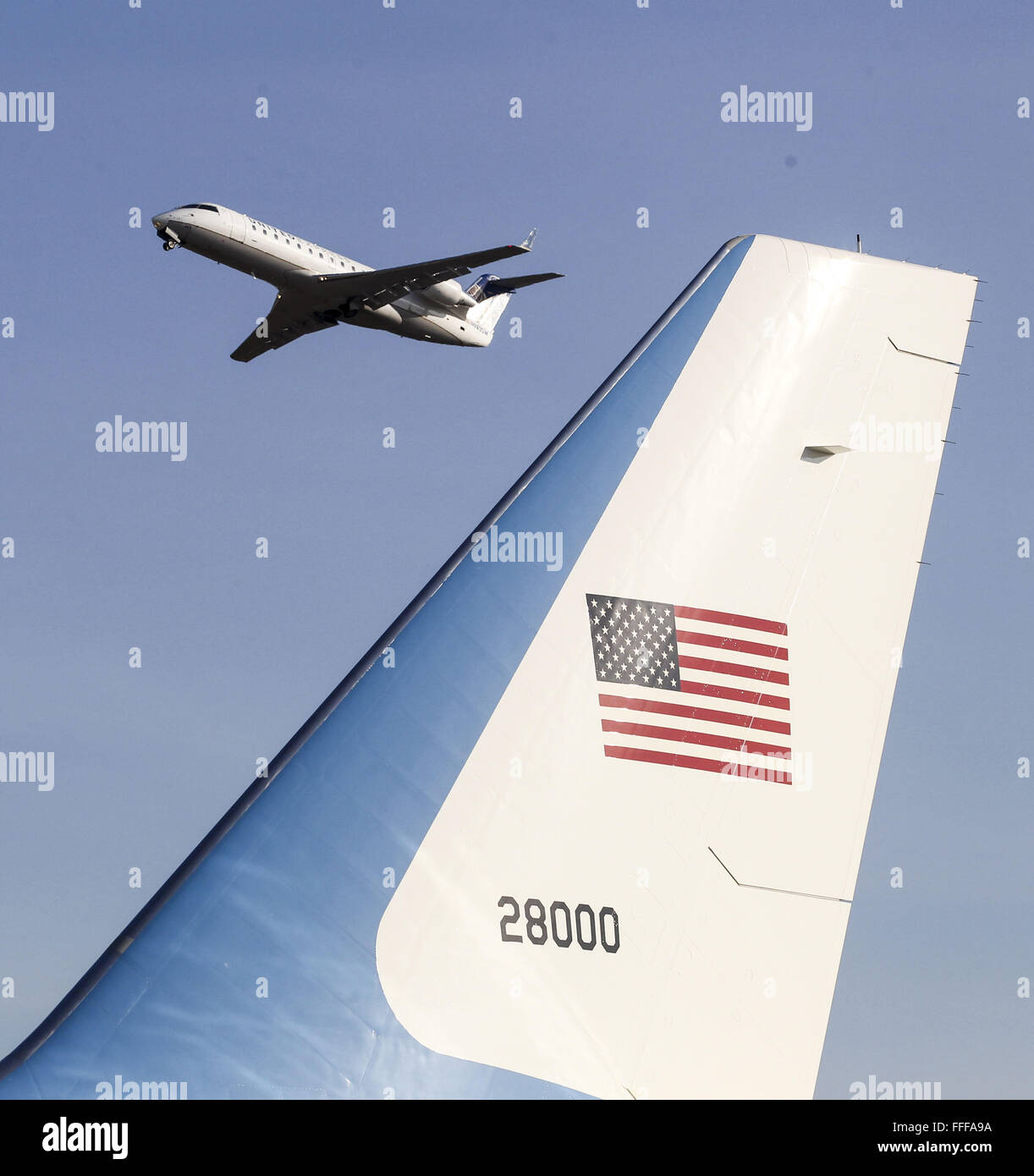 Los Angeles, California, USA. 12th Feb, 2016. An United airlines ...