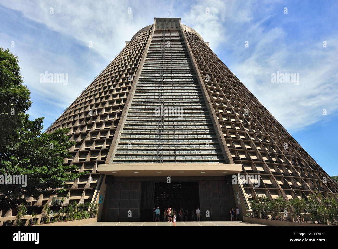 Catedral Metropolitana, the cathedral of Rio de Janeiro, Brazil Stock ...
