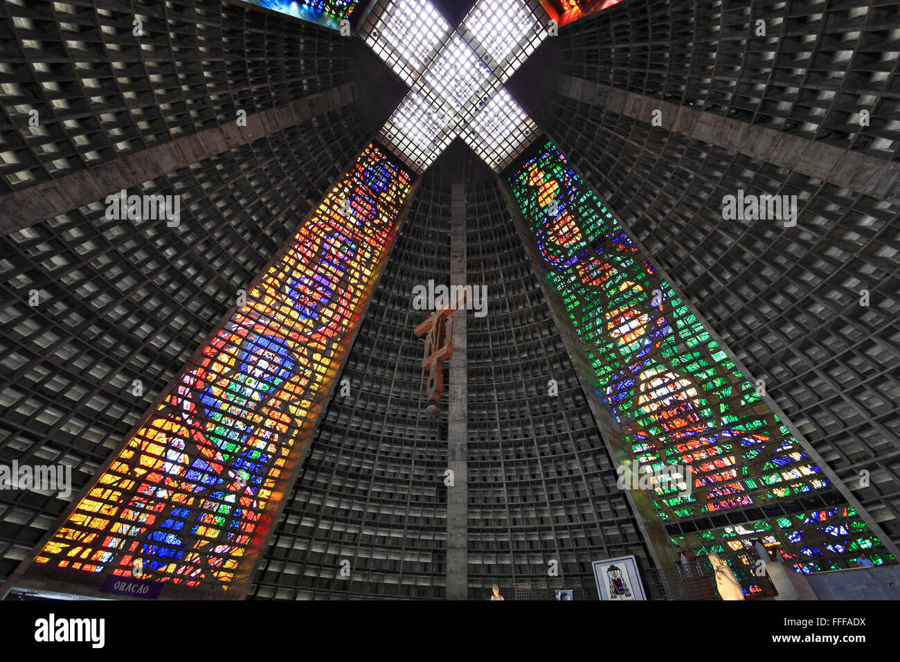 Catedral Metropolitana, the cathedral of Rio de Janeiro, Brazil Stock ...