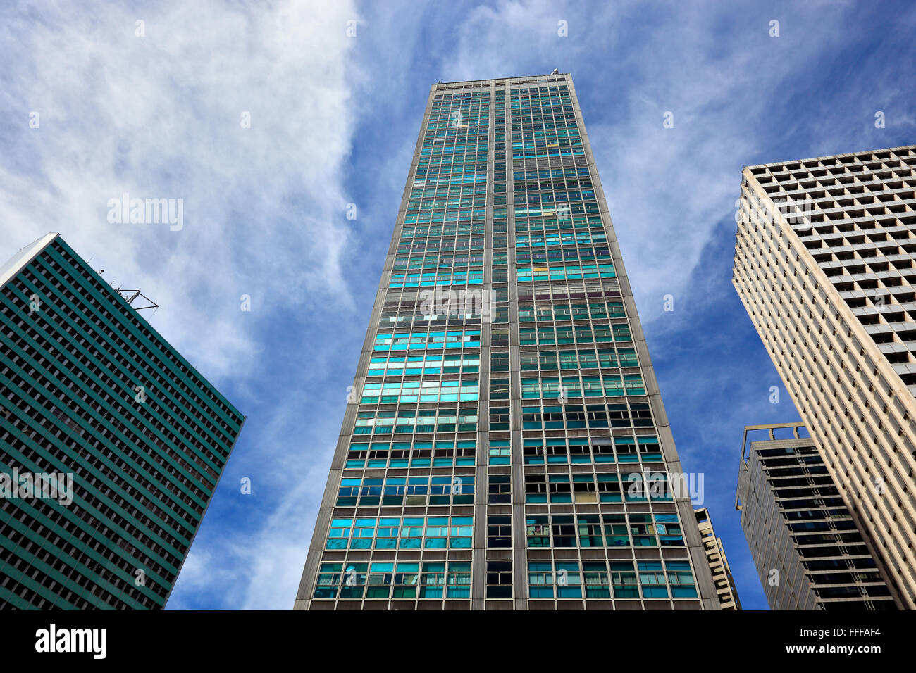 High-rises in the center of Rio de Janeiro, Brazil, here in the ...