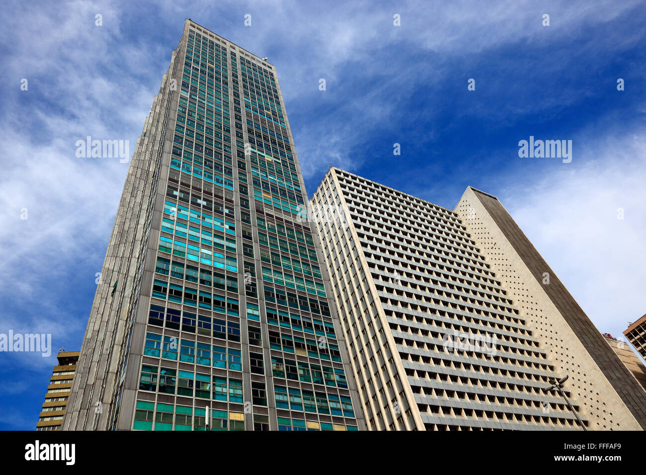 High-rises in the center of Rio de Janeiro, Brazil, here in the ...