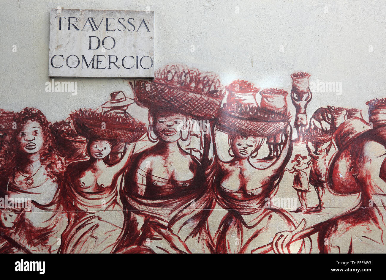 Old mural in the former market zone hi-res stock photography and images ...