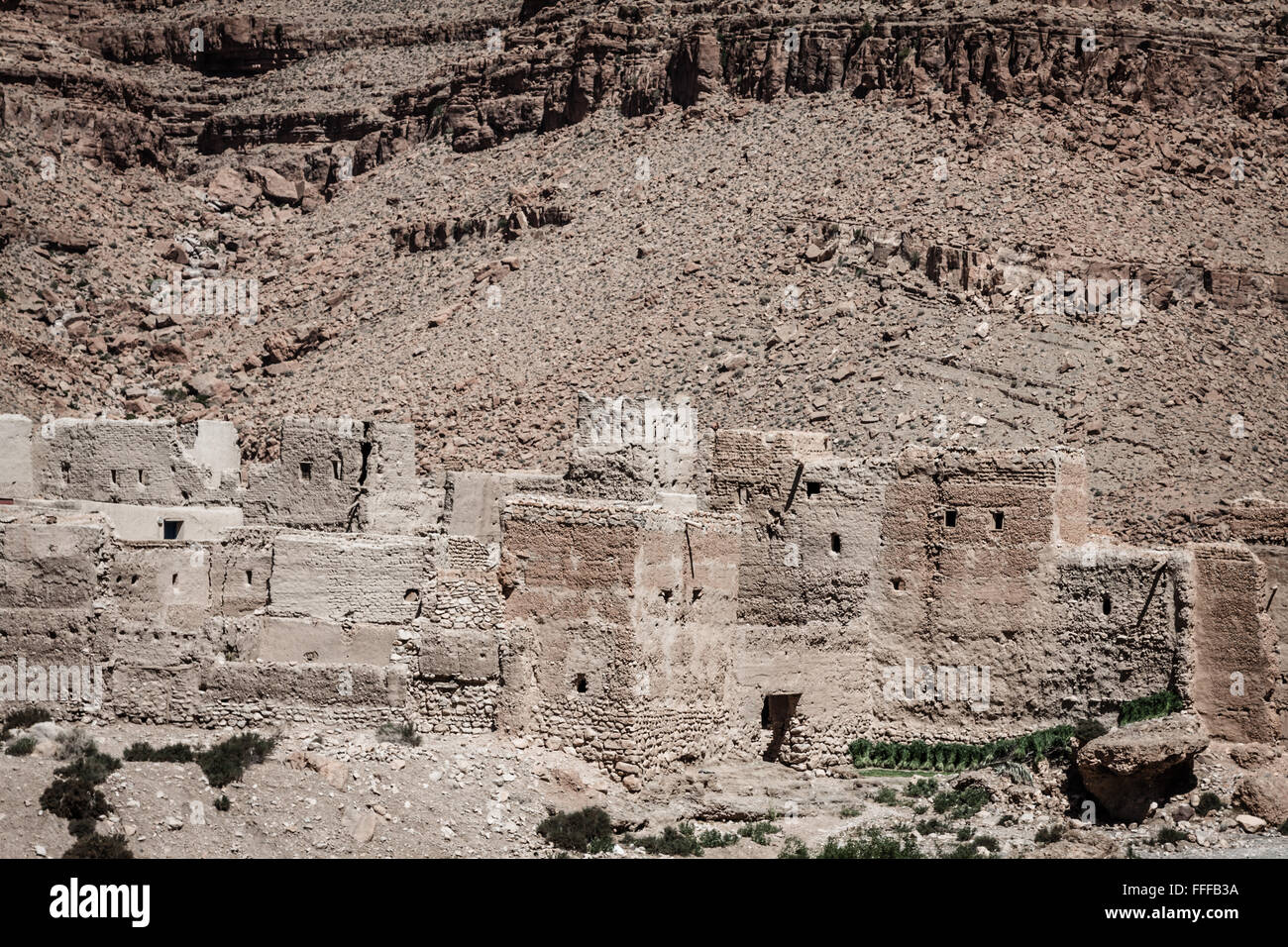 Berber villages in the desert morocco Stock Photo - Alamy