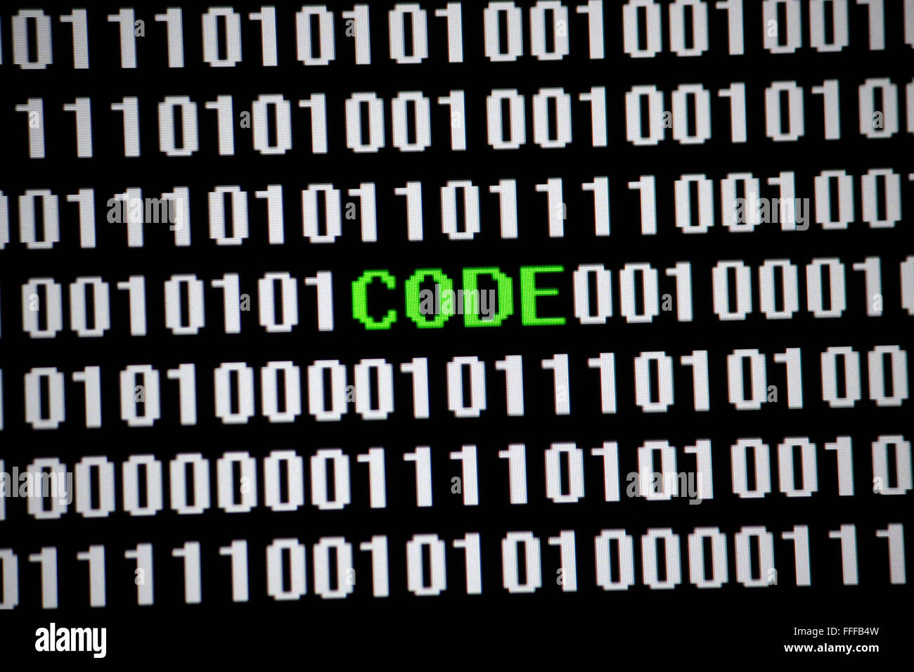 Symbolbild: digitales Leben: Code Stock Photo - Alamy