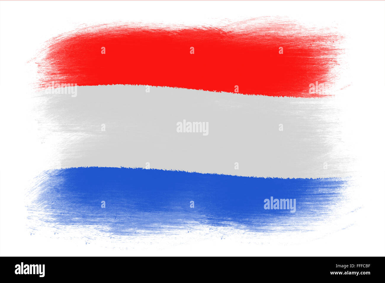 Netherlands brush flag hi-res stock photography and images - Alamy