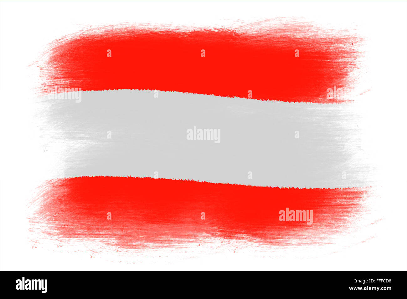 The Austrian flag Stock Photo - Alamy
