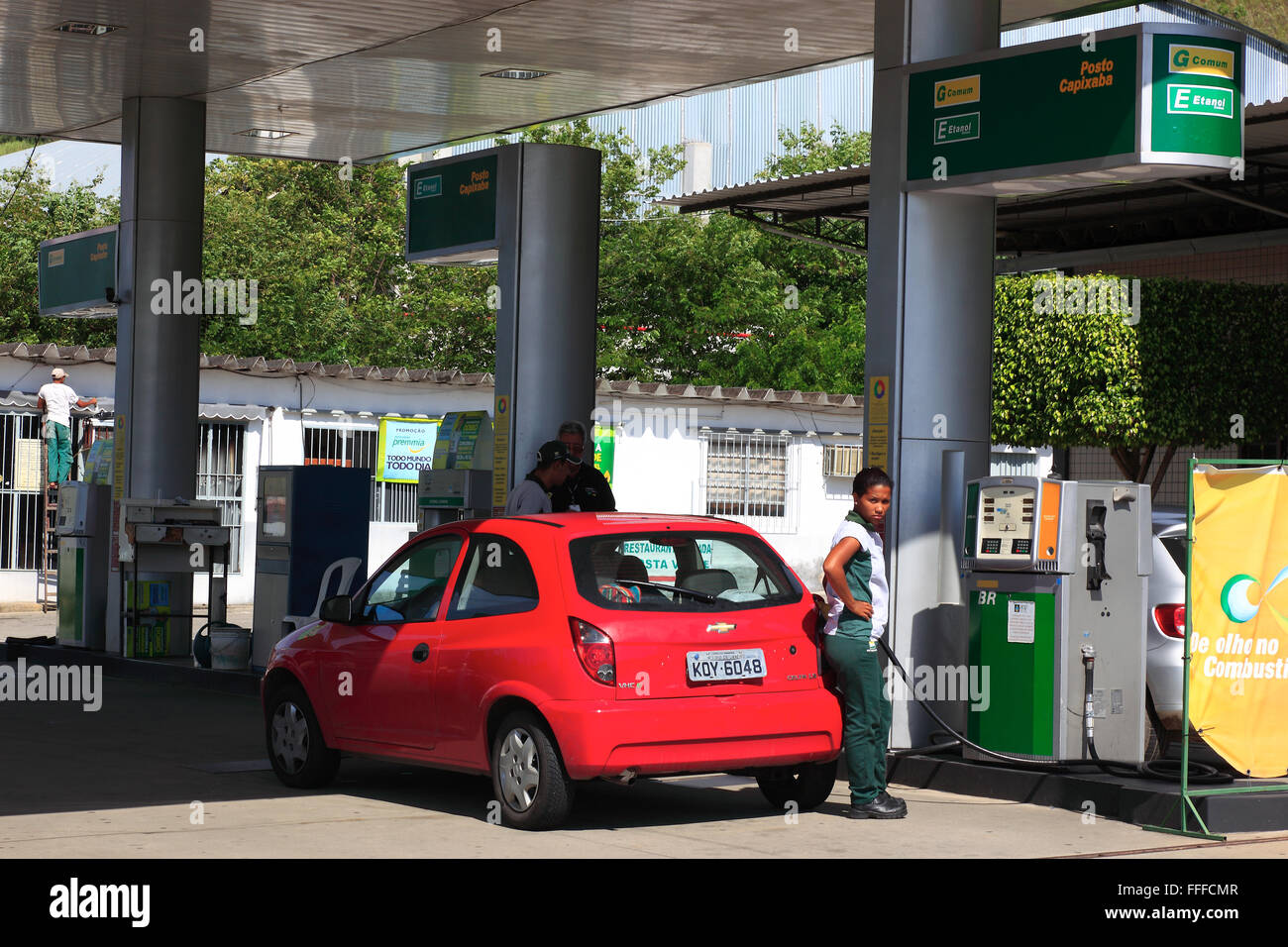 Gas station in Brazil Stock Photo - Alamy