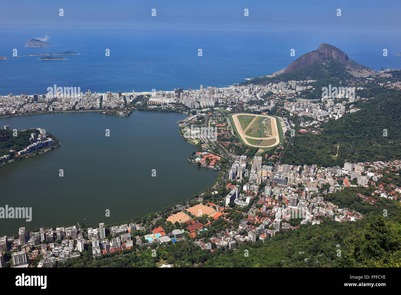 View from Corcovado in Rio de Janeiro, Brazil Stock Photo - Alamy