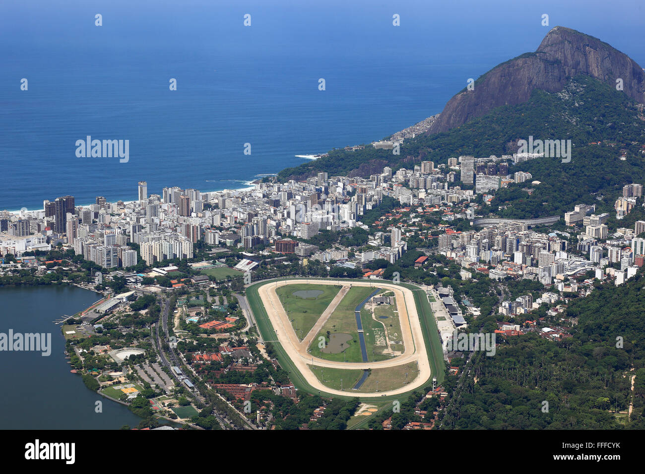 View from Corcovado in Rio de Janeiro, Brazil Stock Photo - Alamy