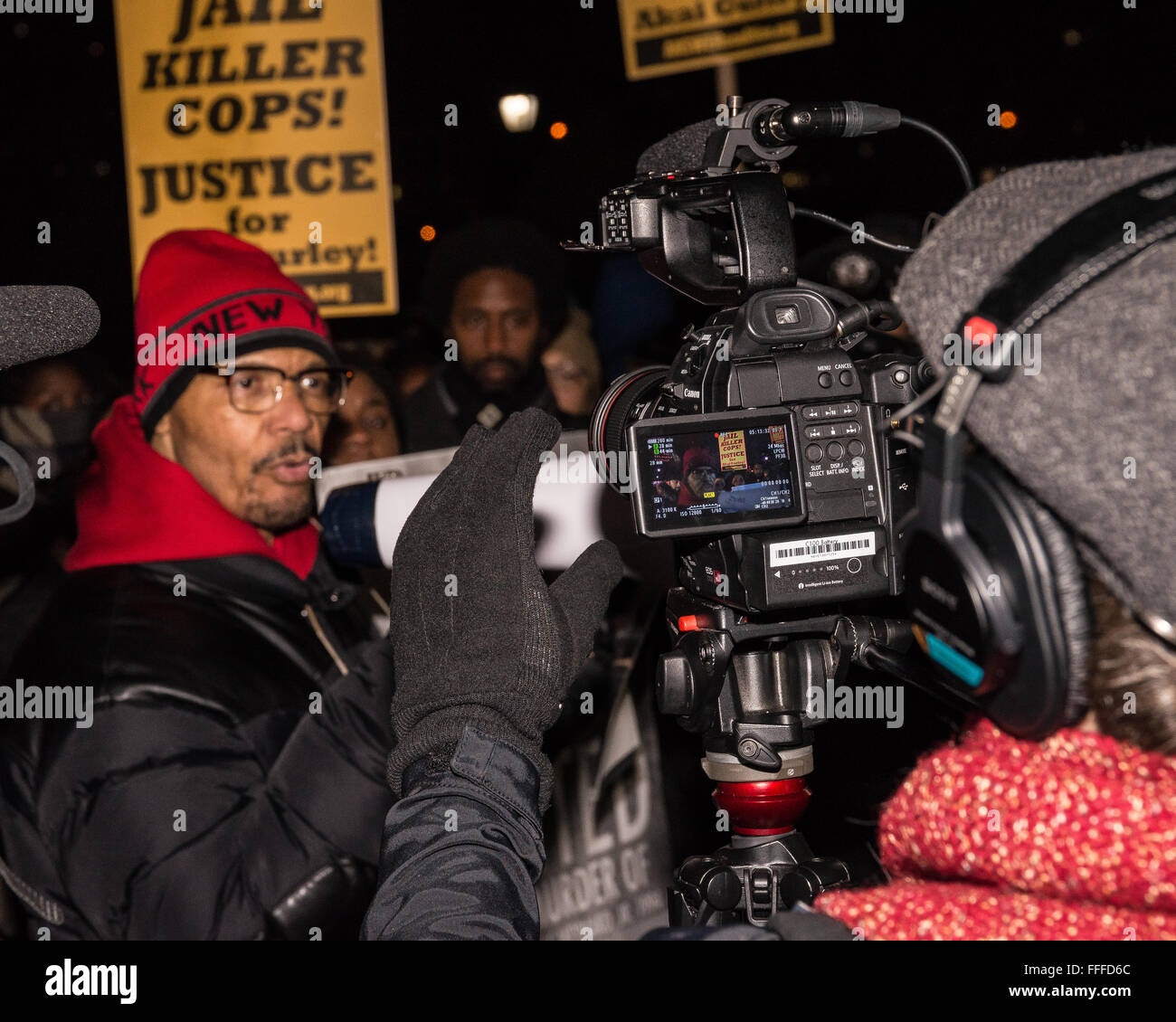 New York, United States. 12th Feb, 2016. On the day following the ...
