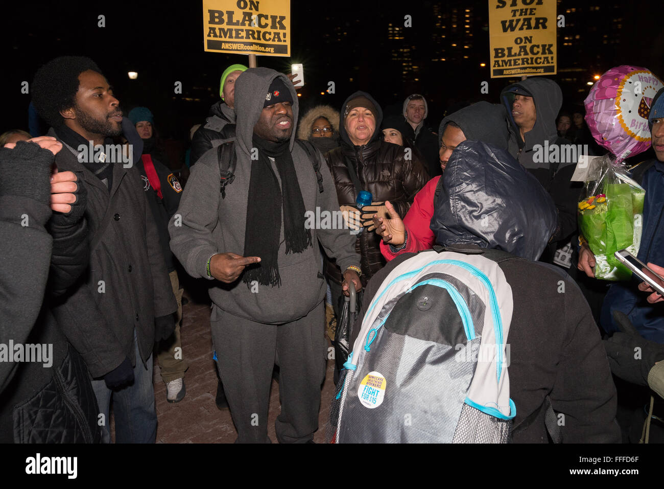 New York, United States. 12th Feb, 2016. On the day following the ...