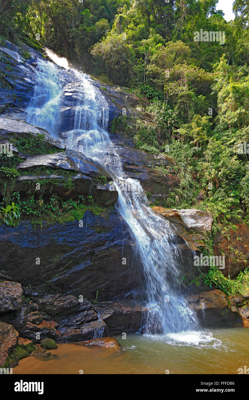 Waterfall in tijuca forest hi-res stock photography and images - Alamy