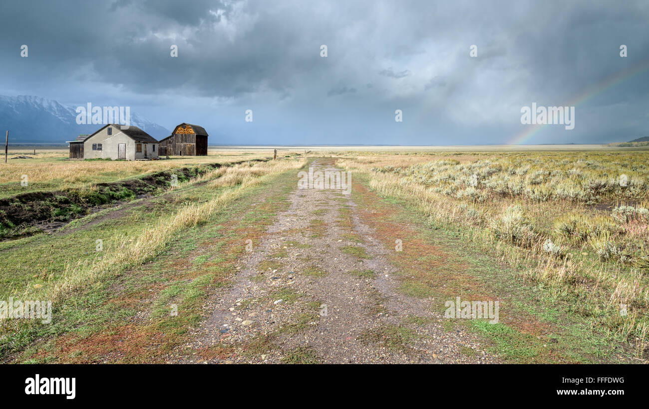 Mormon row buildings hi-res stock photography and images - Alamy