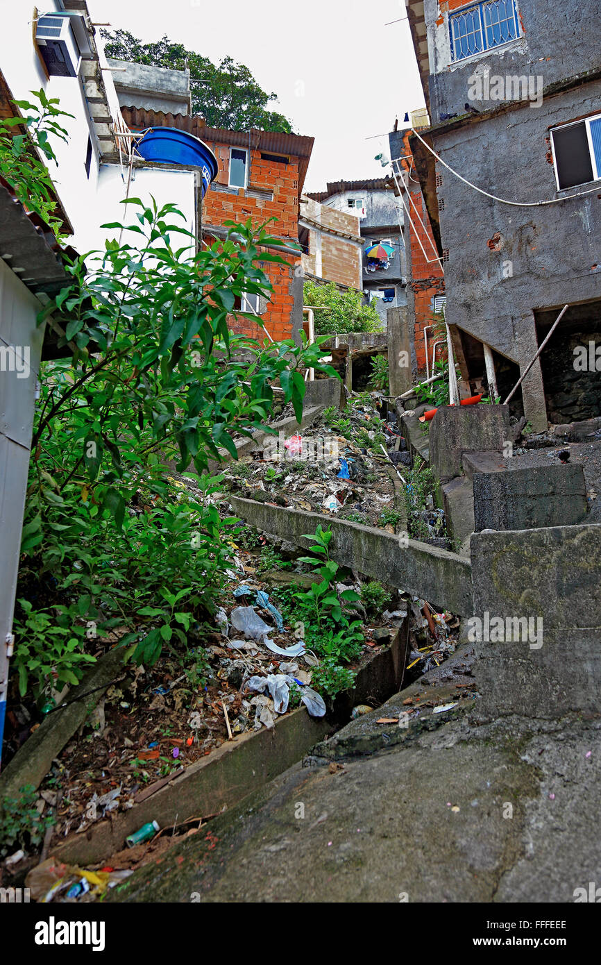 Favela Santa Marta, Rio de Janeiro, Brazil Stock Photo - Alamy