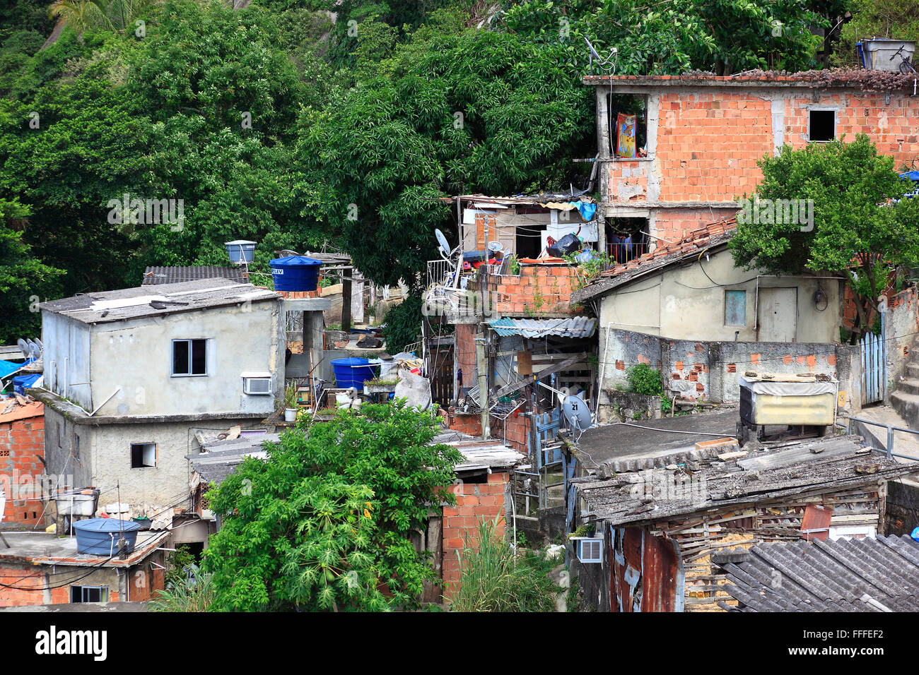 Favela Santa Marta, Rio de Janeiro, Brazil Stock Photo - Alamy