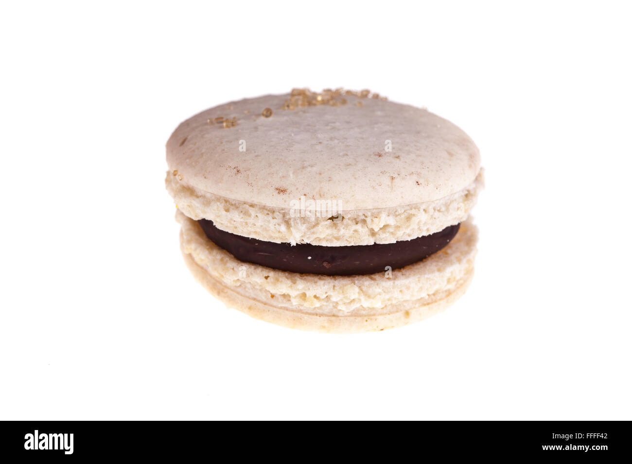 one macaroon isolated on white Stock Photo - Alamy