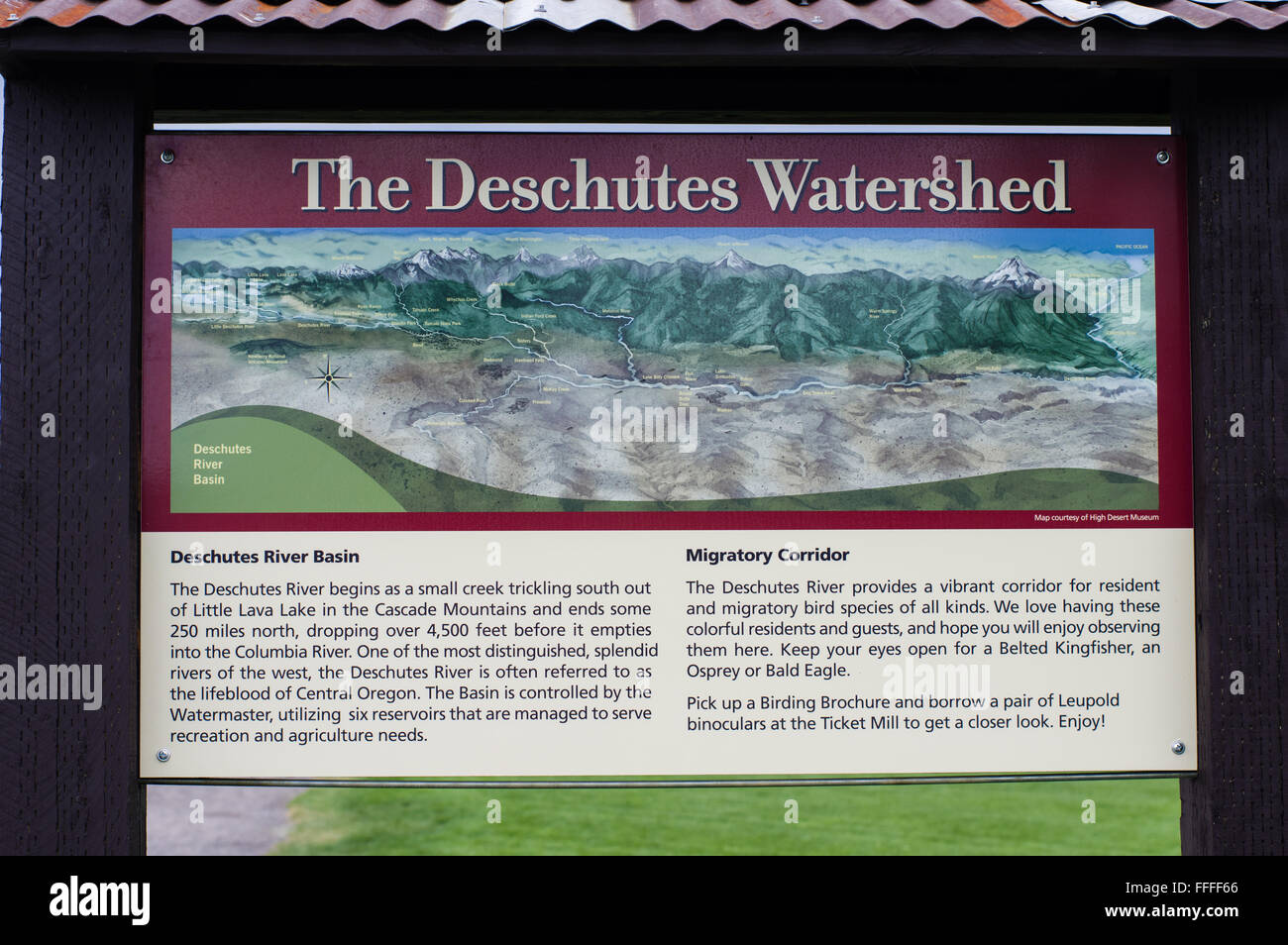 Educational signage river sign hi-res stock photography and images - Alamy