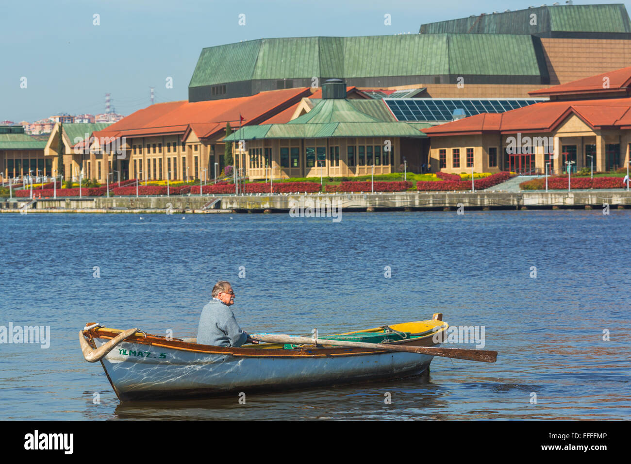 Old man in boat hi-res stock photography and images - Alamy