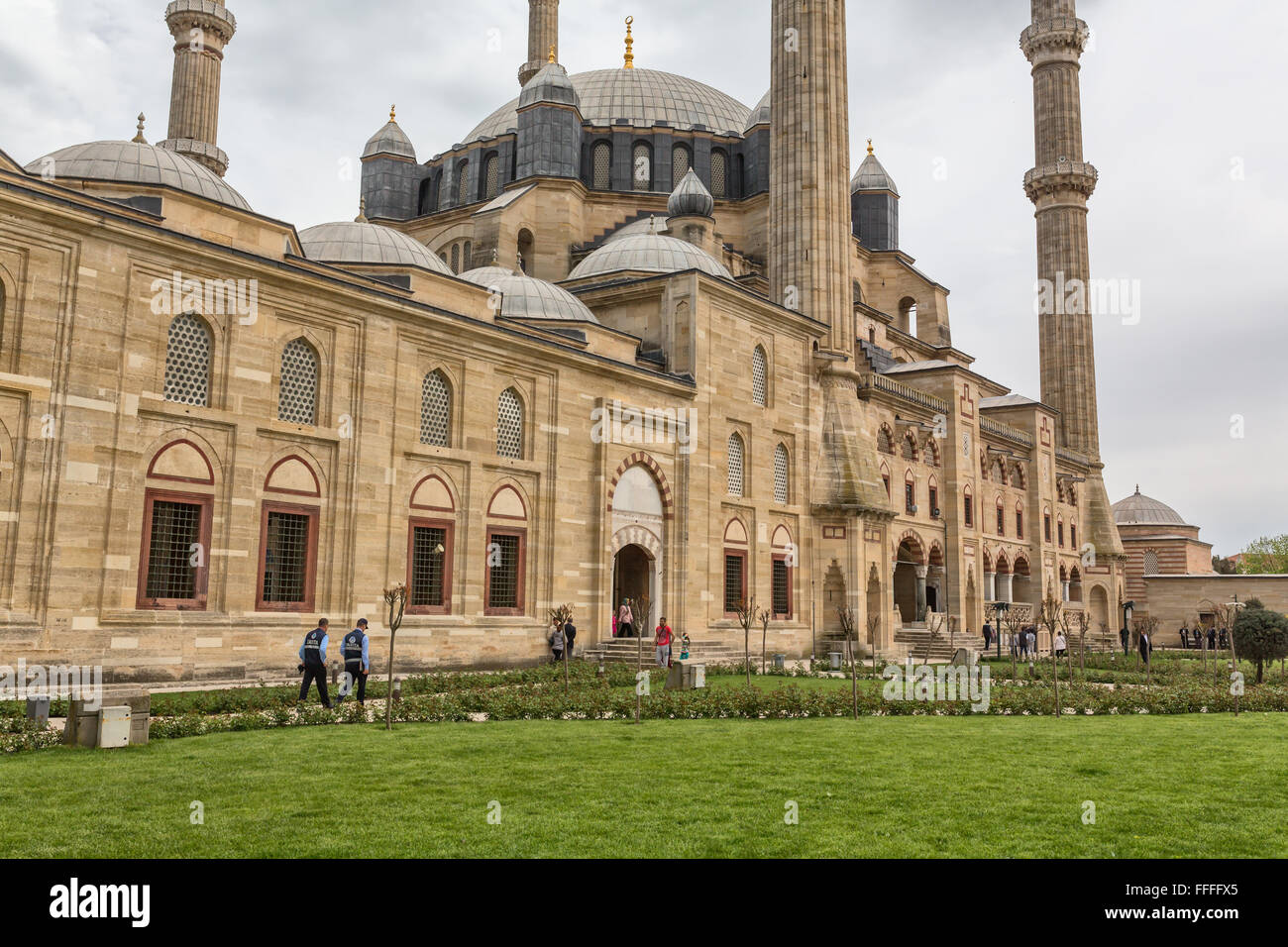 Courtyard of Selimiye Mosque, Edirne, Edirne Province, Turkey Stock ...