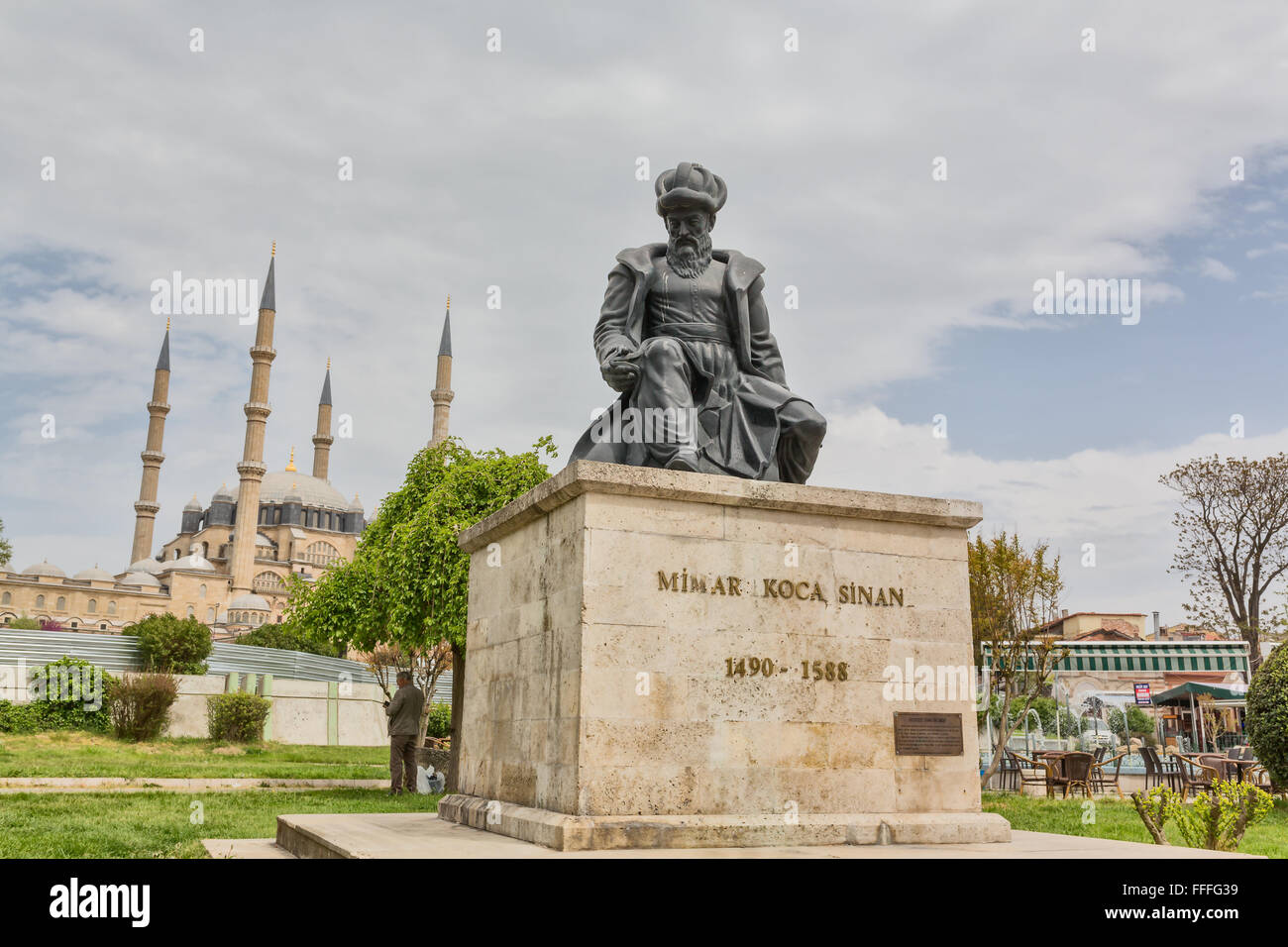 Mimar Sinan monument, Edirne, Edirne Province, Turkey Stock Photo - Alamy