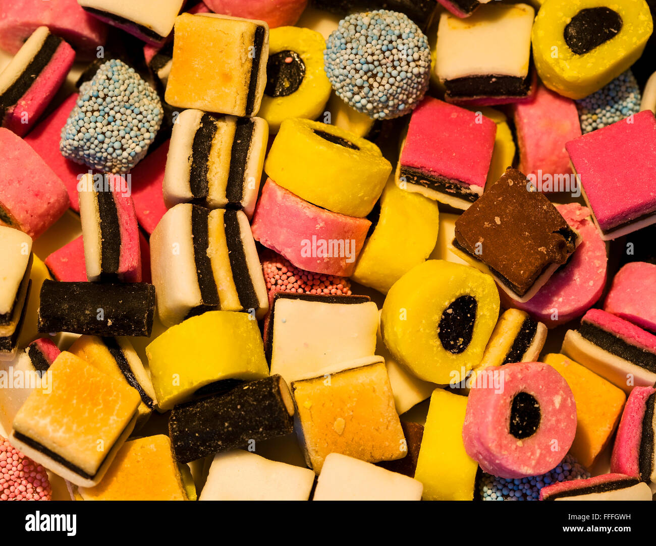 Sweets colour liquorice allsorts hi-res stock photography and images ...