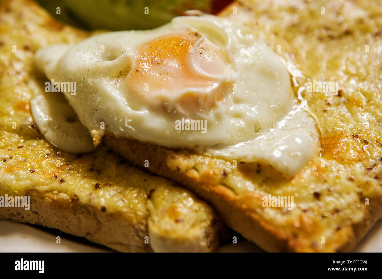 Grilled cheese rarebit hi-res stock photography and images - Alamy