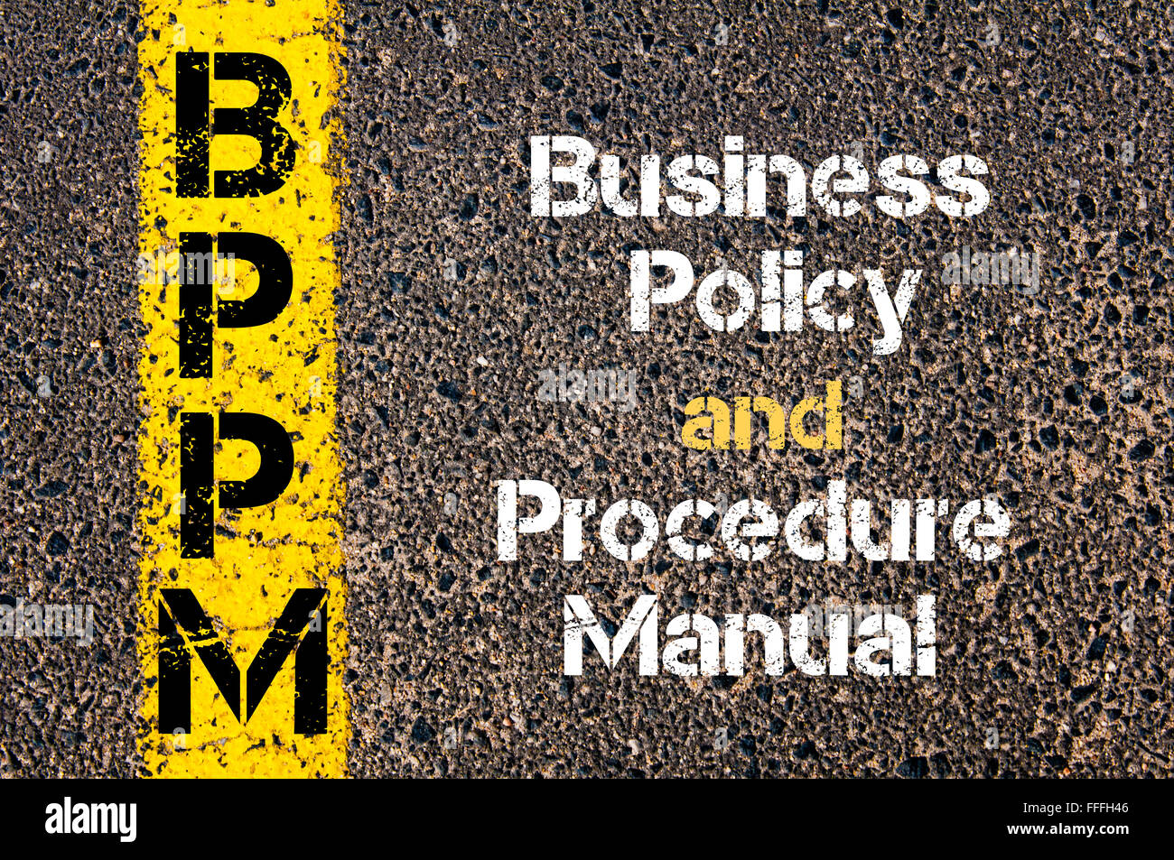 Concept image of Business Acronym BPPM Business Policy and Procedure ...