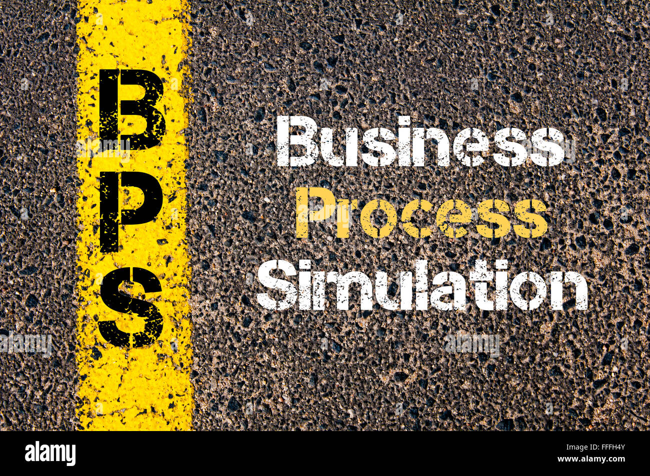 Concept image of Business Acronym BPS Business Process Simulation ...