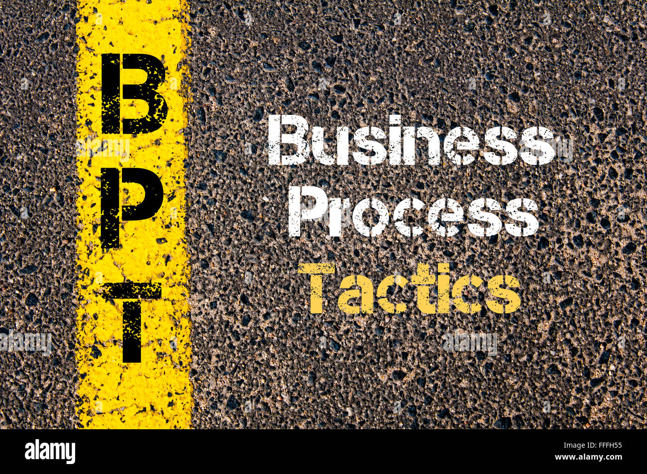 Concept image of Business Acronym BPT Business Process Tactics written ...