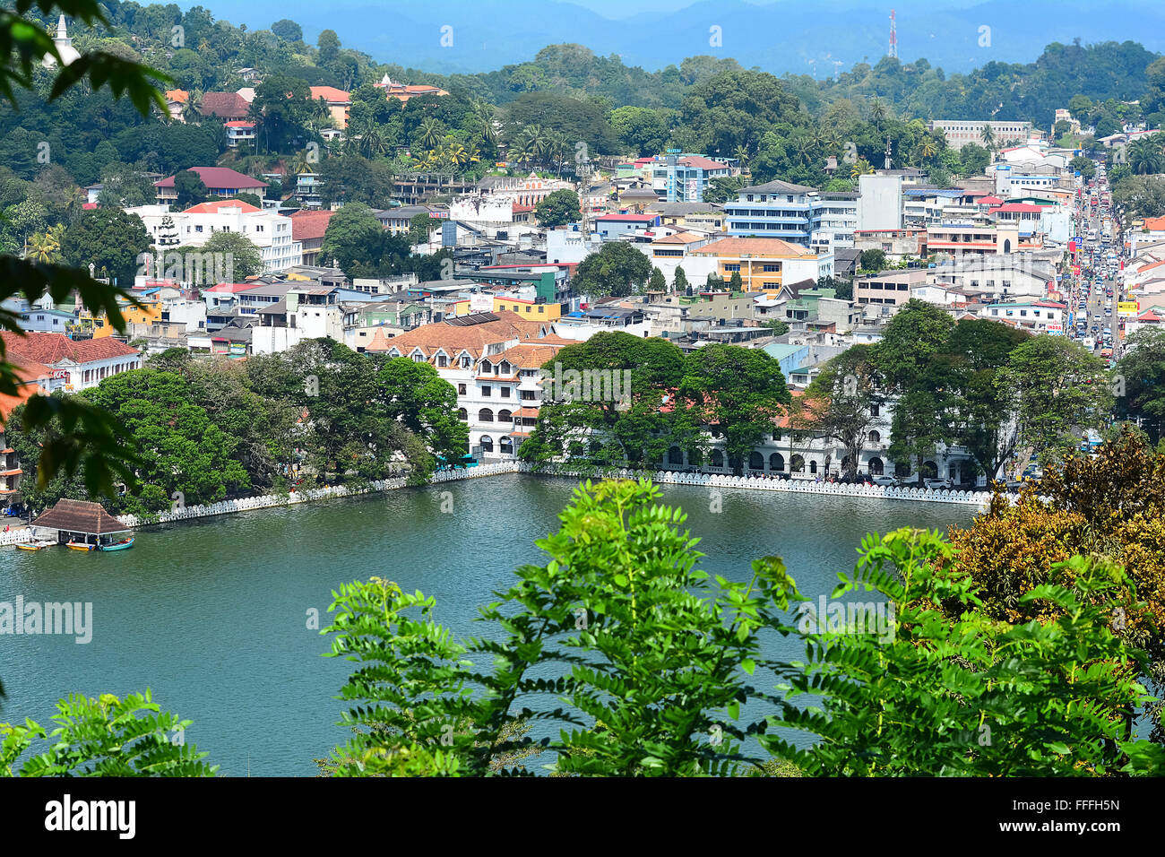 Panoramic View Of Kandy City, Sri Lanka Stock Photo - Alamy
