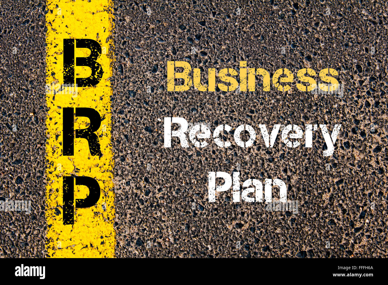 Concept image of Business Acronym BRP Business Recovery Plan written ...