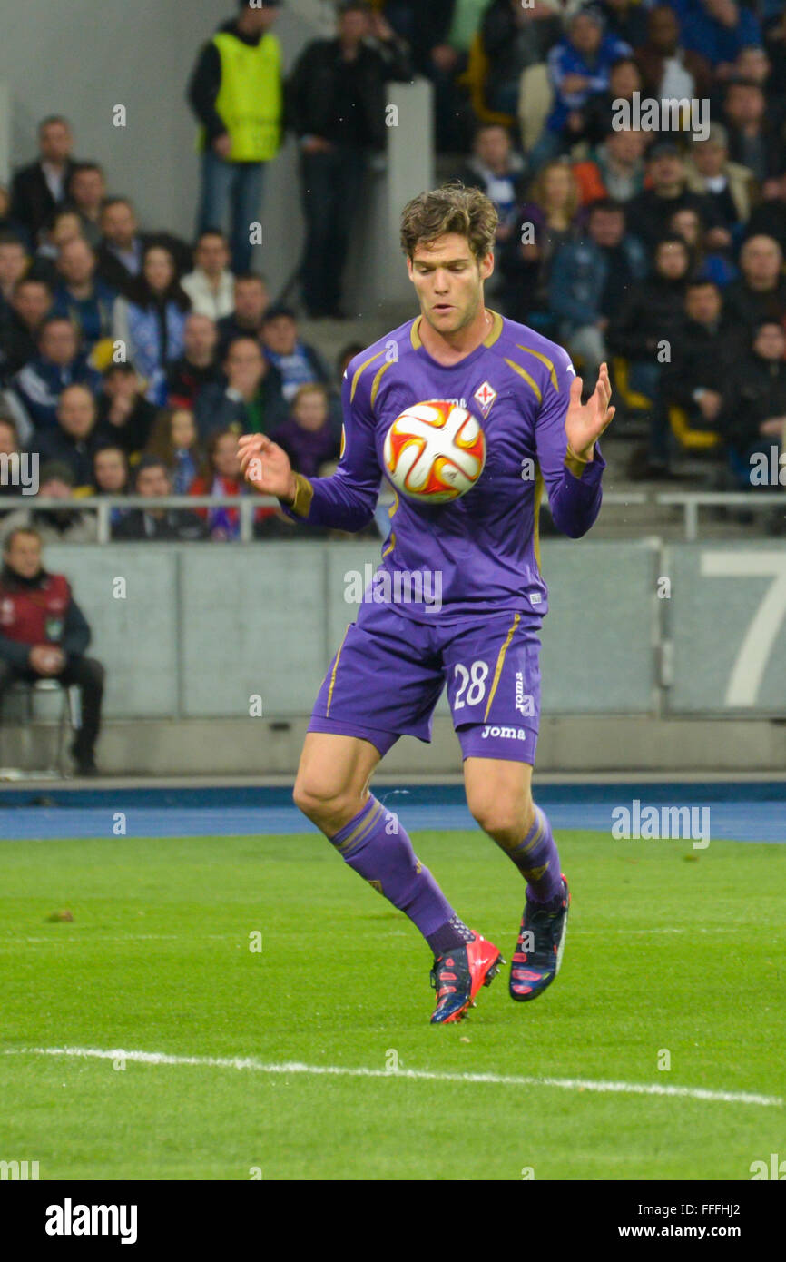 Marcos Alonso during soccer match between FC Dynamo Kiev (UKR) and ...