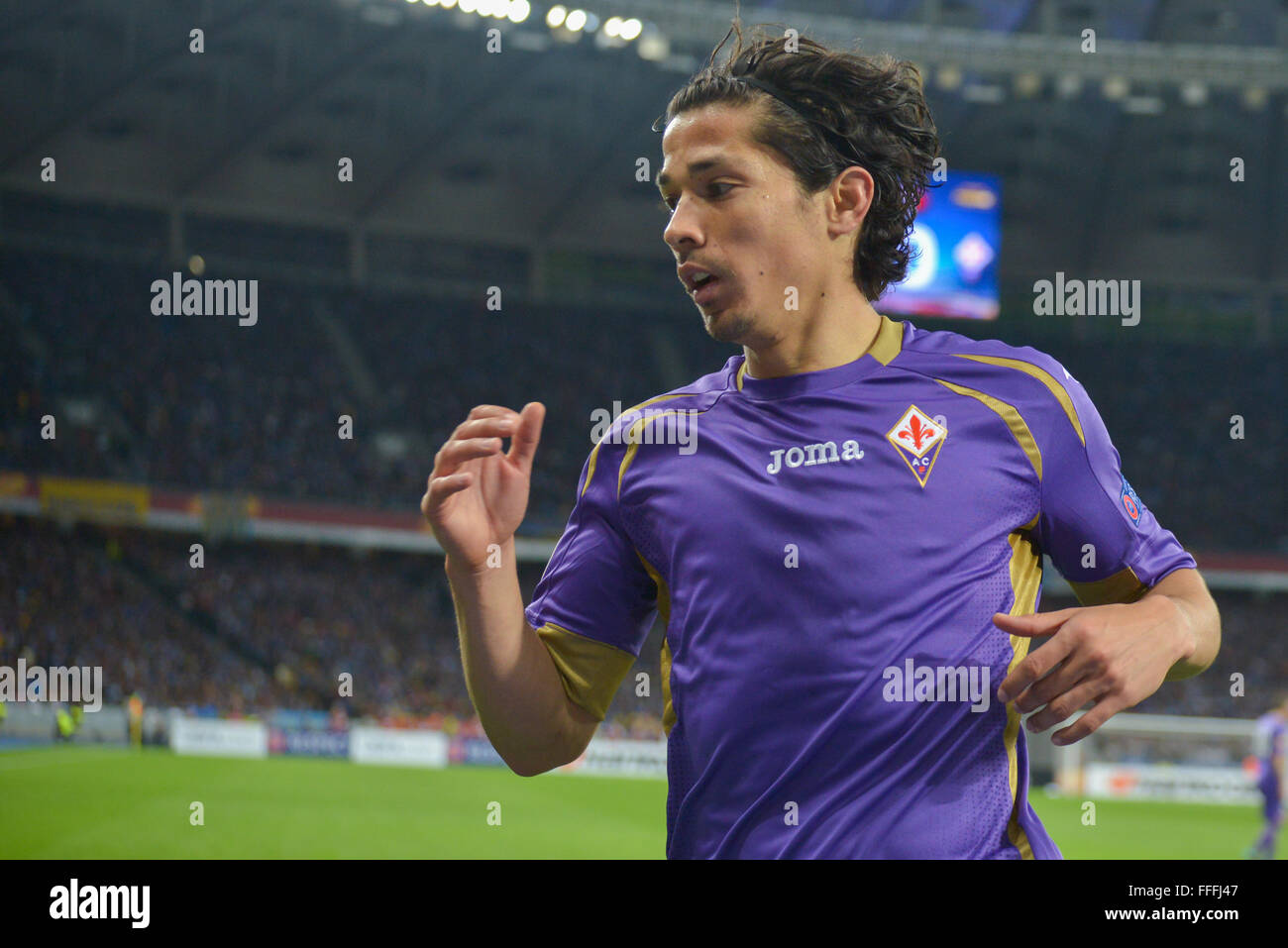 Matías Fernández during soccer match between FC Dynamo Kiev (UKR) and ...