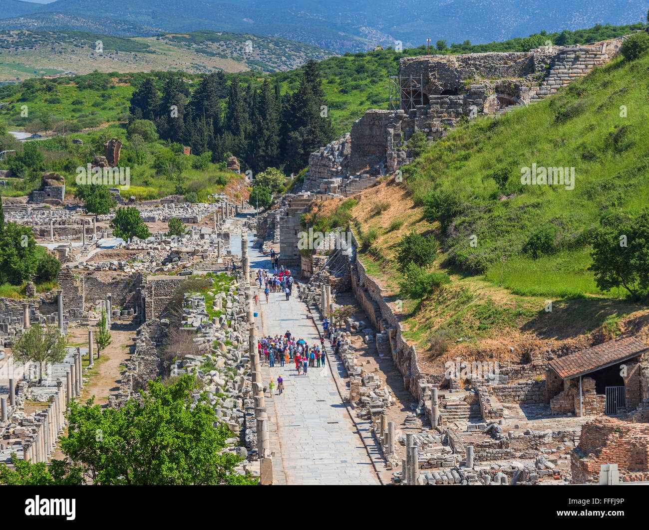 Ephesus turkey aerial hi-res stock photography and images - Alamy