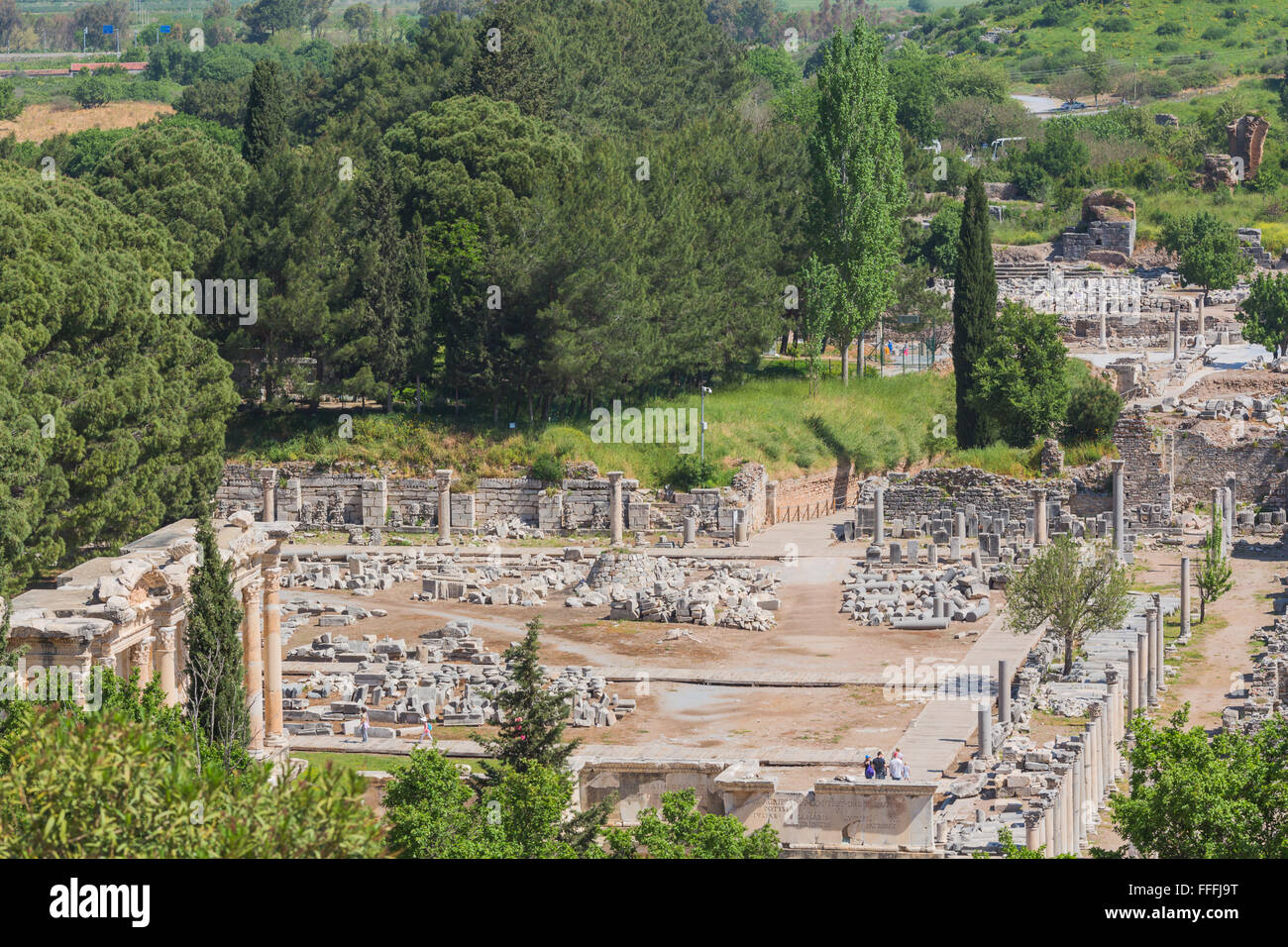 Ruins of ancient Ephesus, Selcuk, Izmir Province, Turkey Stock Photo ...