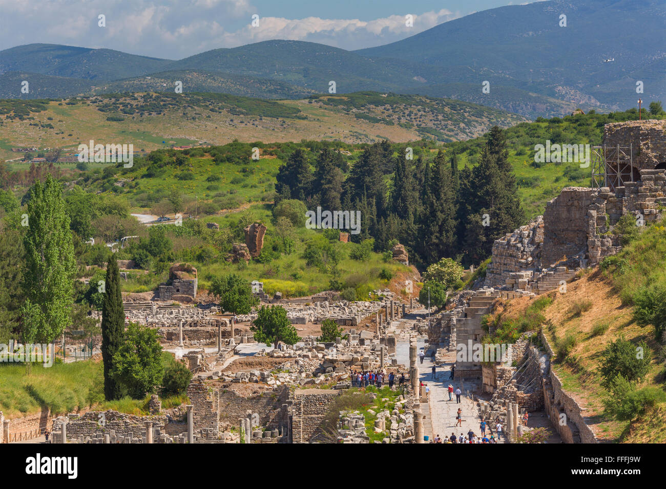 Ephesus turkey aerial hi-res stock photography and images - Alamy