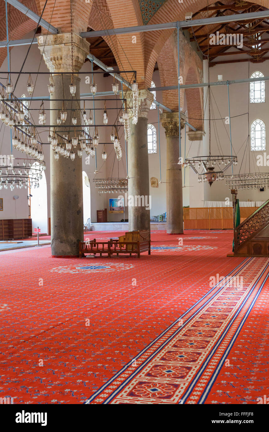 Interior of Isa Bey Mosque, Ephesus, Selcuk, Izmir Province, Turkey ...