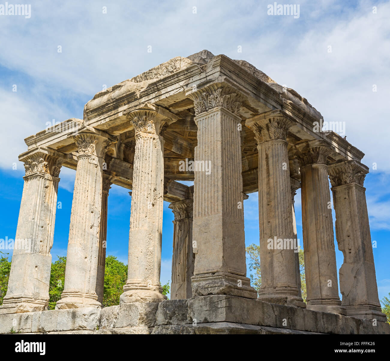 Gumuskesen tomb, Milas, Mugla Province, Turkey Stock Photo - Alamy