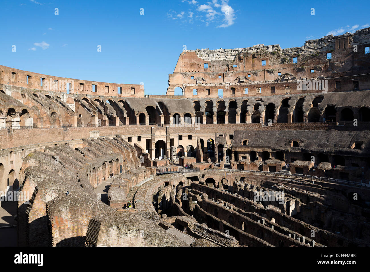 Inside the Roman Colosseum. Rome, Italy Stock Photo - Alamy