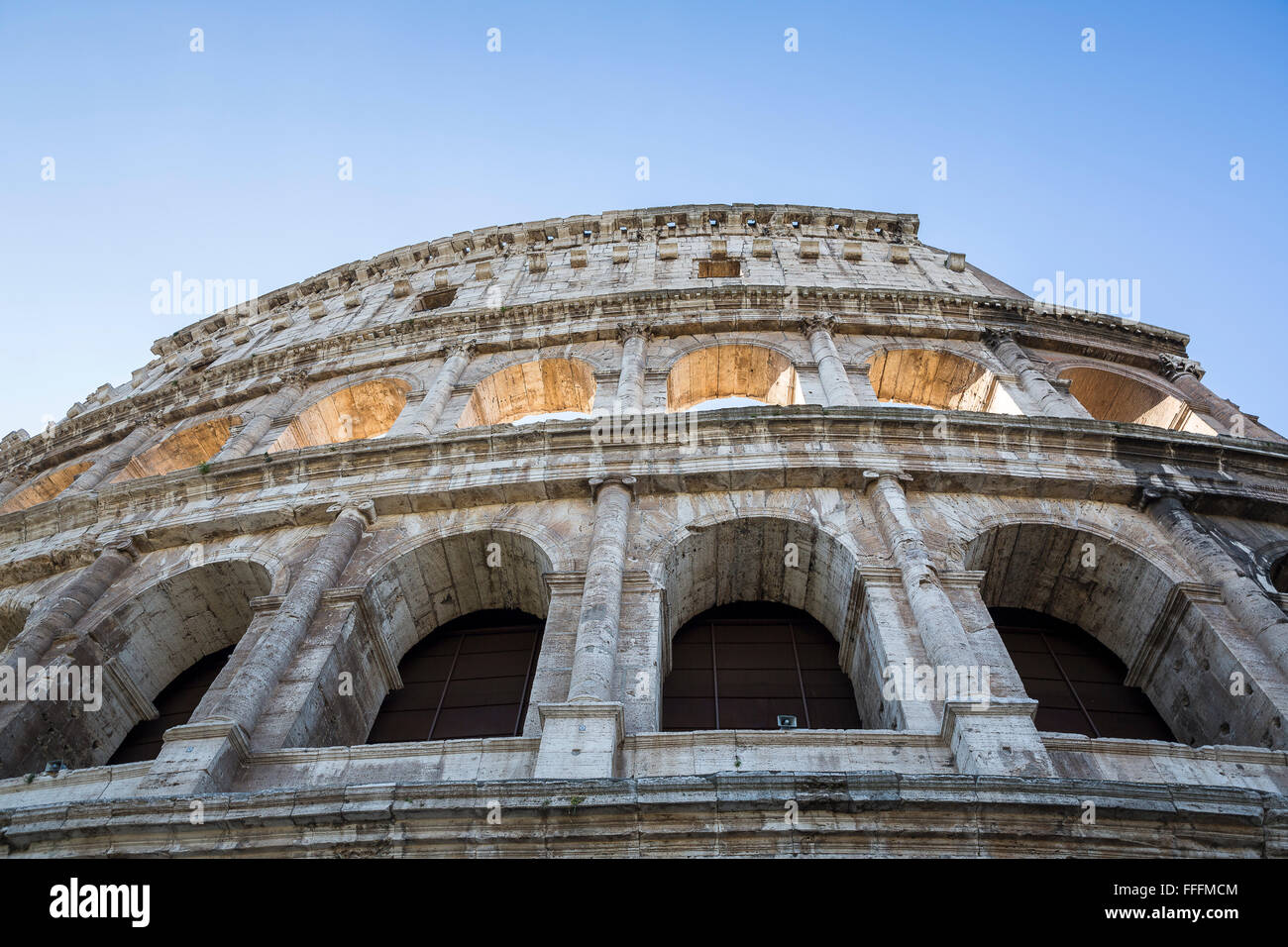 Outside the Roman Colosseum. Rome, Italy Stock Photo - Alamy