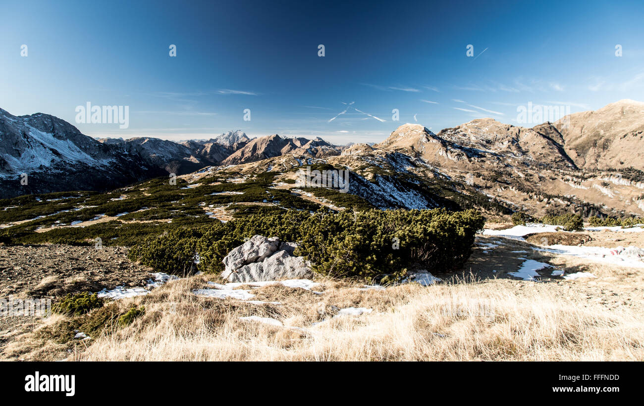 dry winter in the italian alps Stock Photo - Alamy