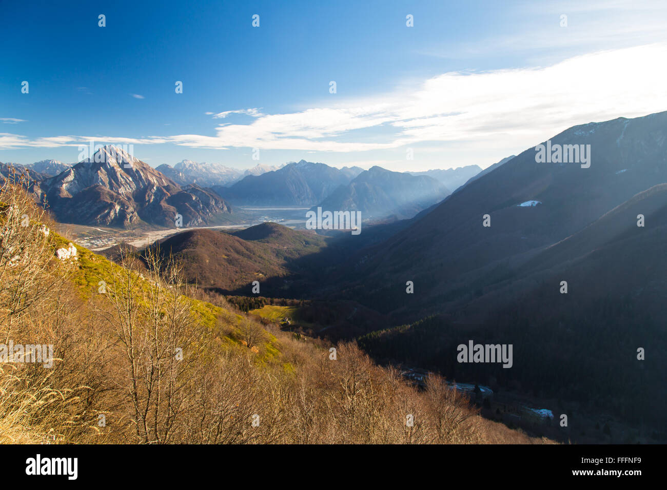 Fall is coming in the italian alps Stock Photo - Alamy