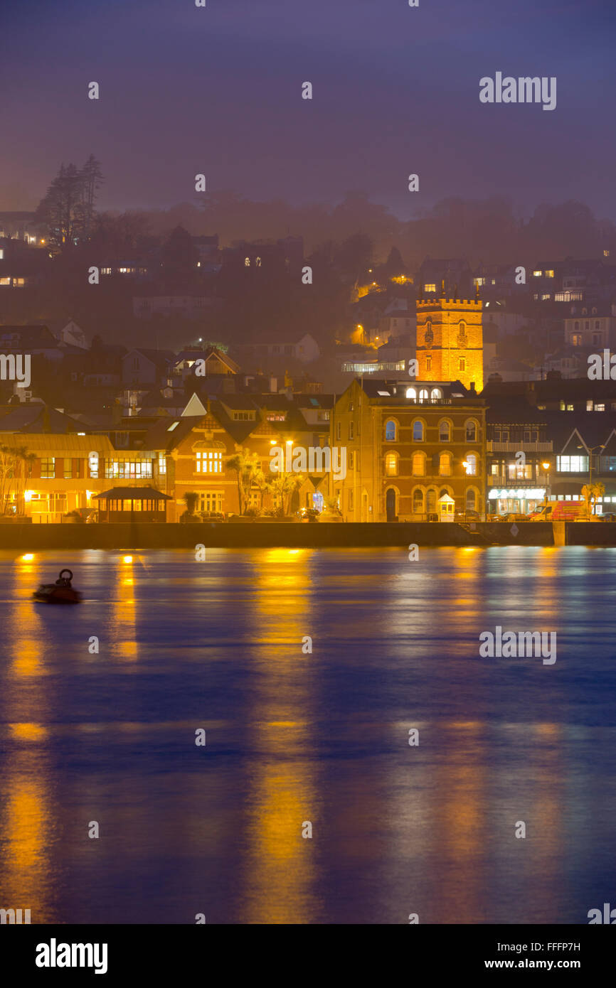 Dartmouth; at Night; Devon; UK Stock Photo - Alamy