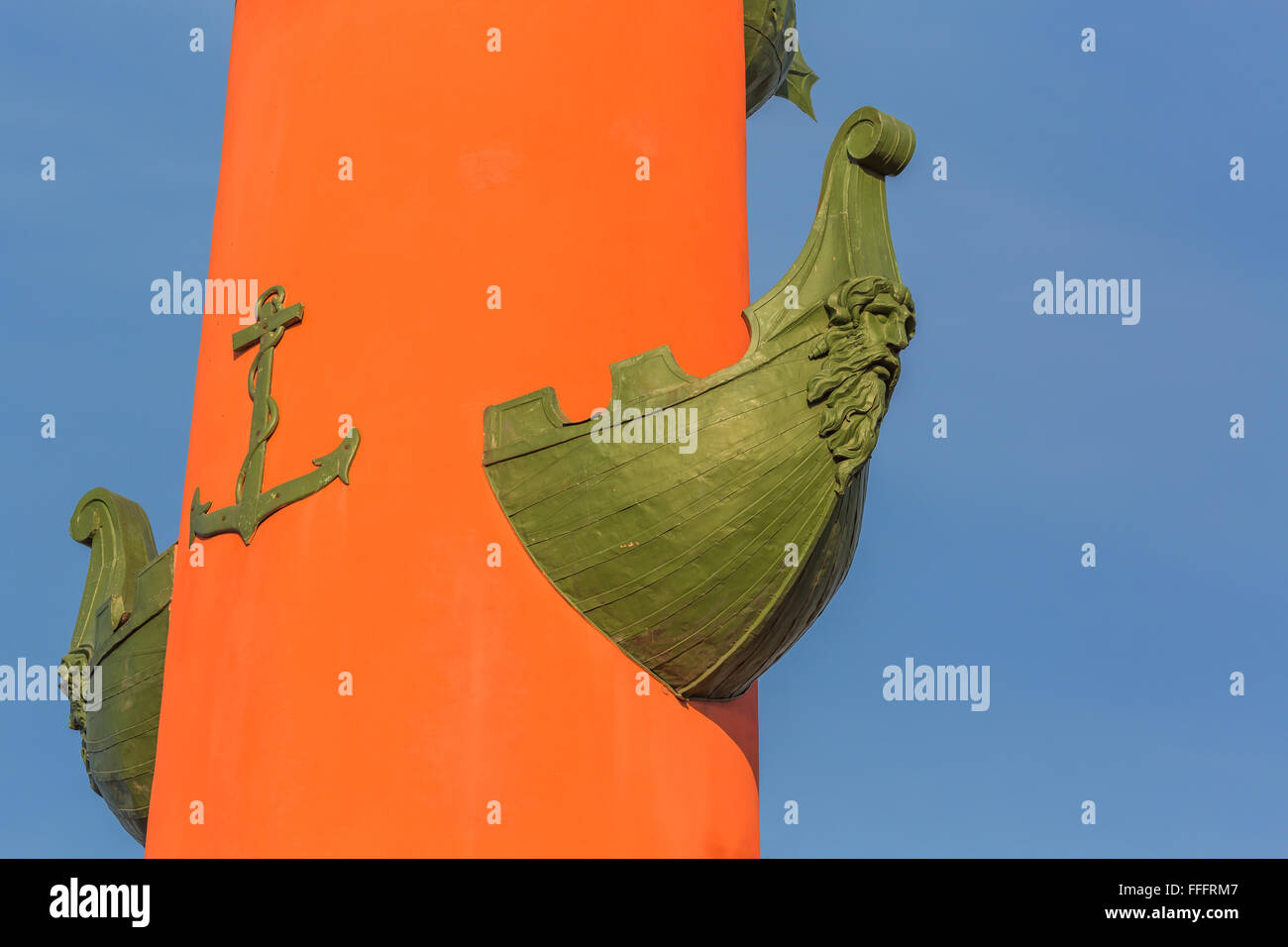 Rostral column, Saint Petersburg, Russia Stock Photo - Alamy