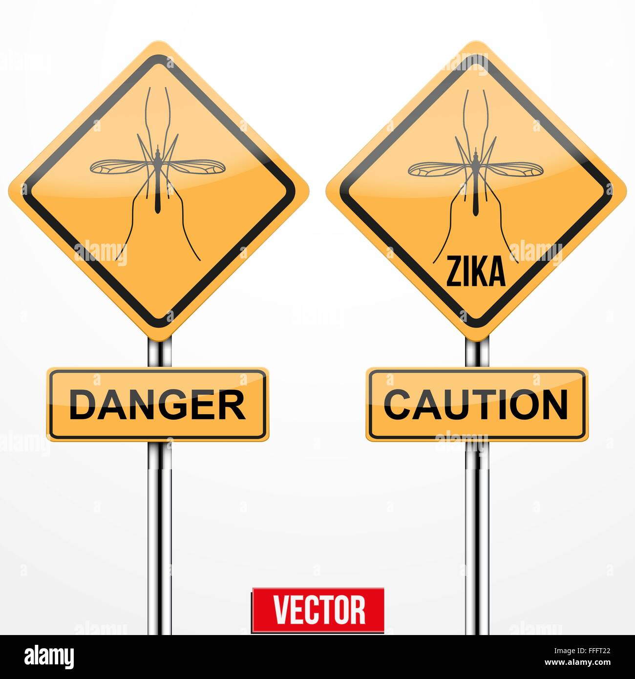 Zika virus warning sign Stock Vector Image & Art - Alamy