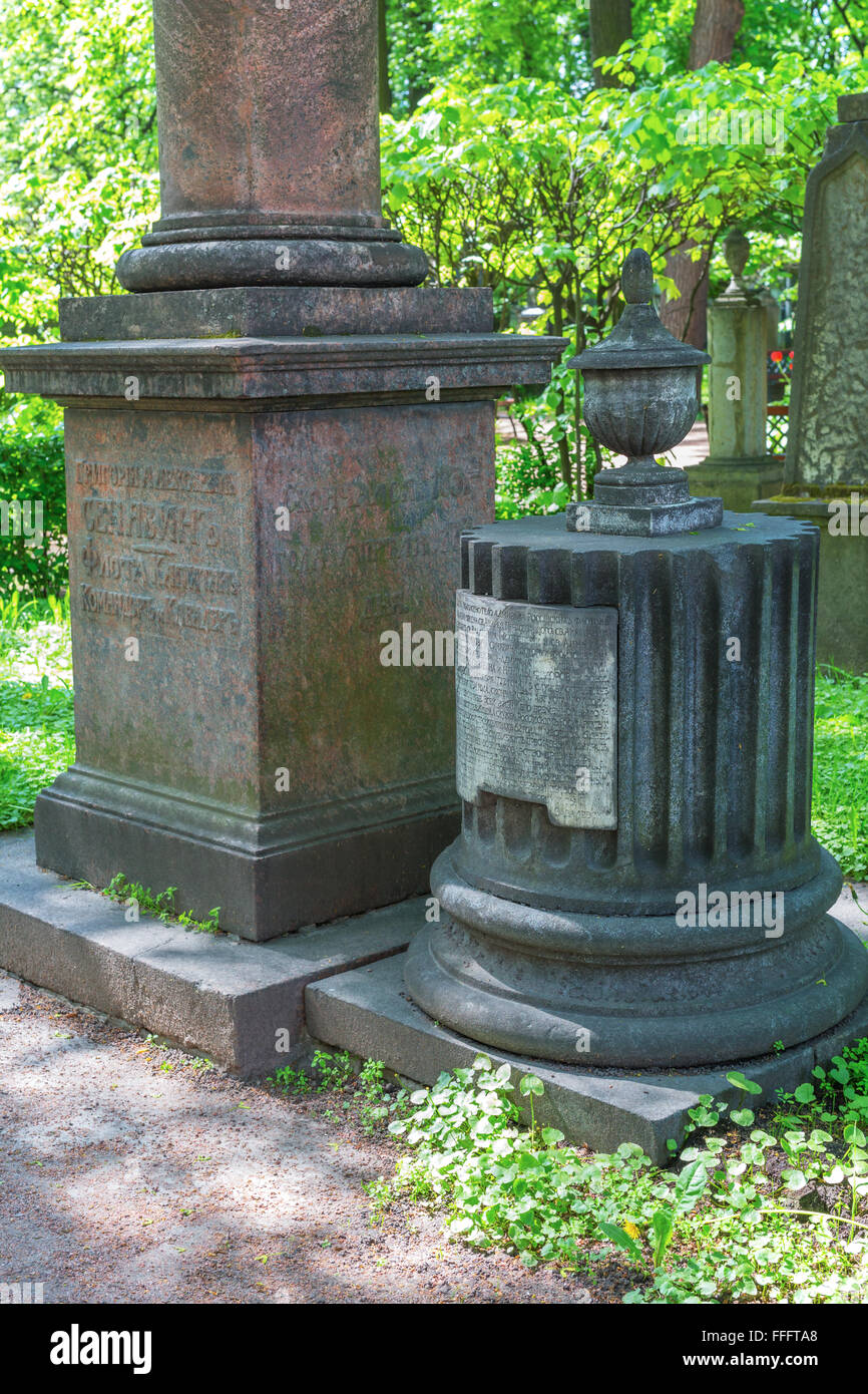 Alexander Nevsky Lavra Tikhvin Cemetery High Resolution Stock ...