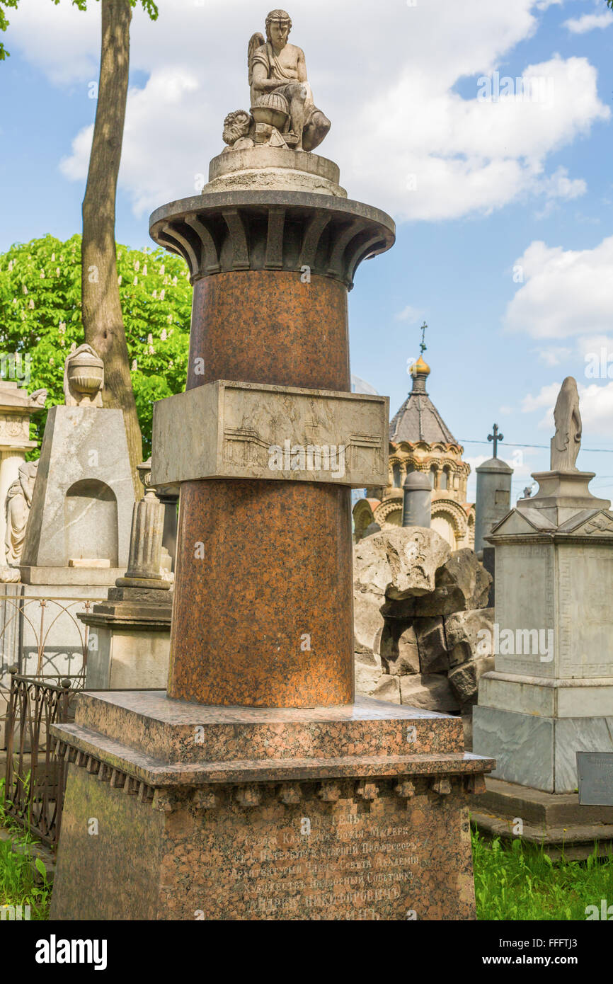 Lazarus Cemetery, Alexander Nevsky Lavra, Saint Petersburg, Russia ...